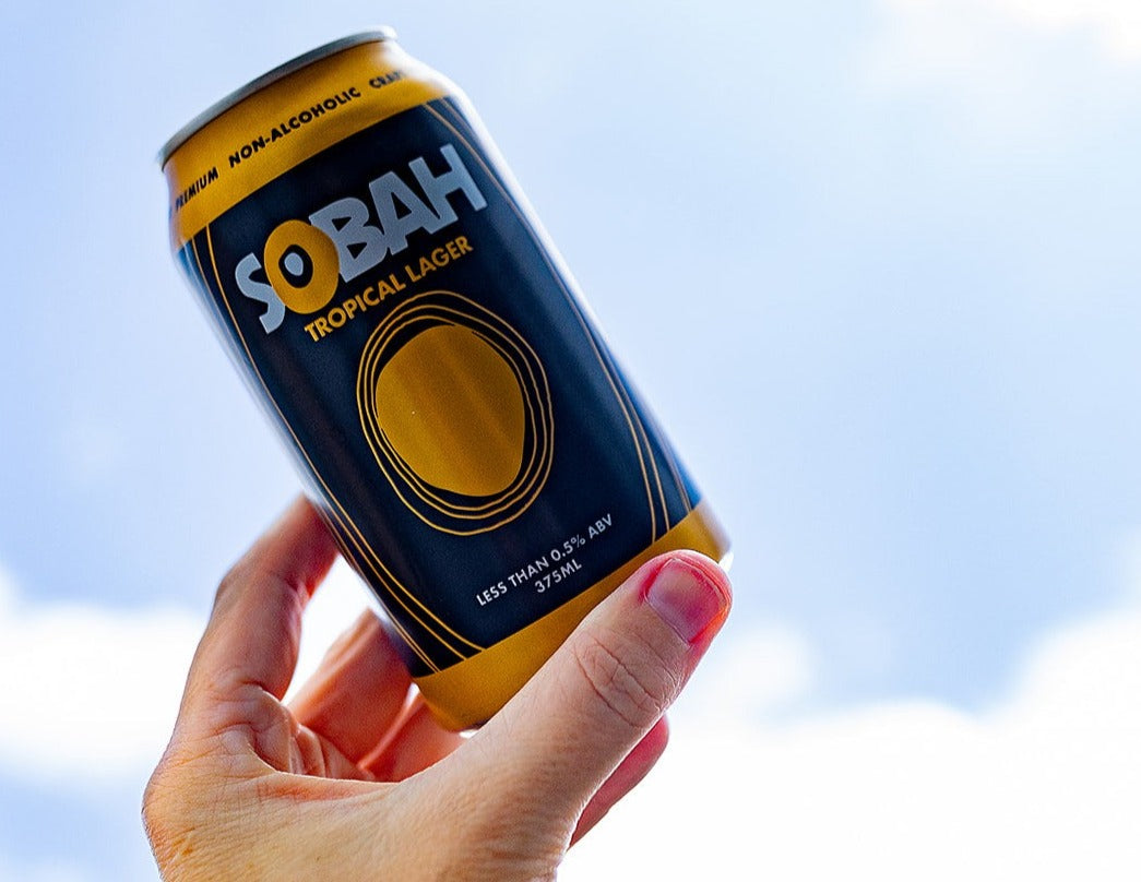 SOBAH TROPICAL LAGER 4-PACK – Sobah Non-Alcoholic Beverages